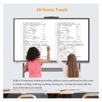 China 75 Inch All In One PC Smart Interactive Whiteboard 4k Touch Screen Panel For School for sale