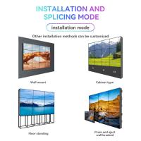 China Advertising Indoor 2x2 3x3 55 Inch Led / Lcd Video Wall With Narrow Bezel 3.5mm for sale