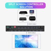 China Advertising Indoor 2x2 3x3 55 Inch Led / Lcd Video Wall With Narrow Bezel 3.5mm for sale