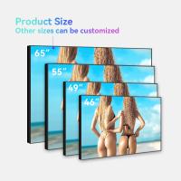 China Advertising Indoor 2x2 3x3 55 Inch Led / Lcd Video Wall With Narrow Bezel 3.5mm for sale