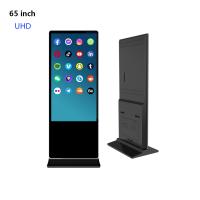 China Indoor Floor Stand Wifi Digital Signage Kiosk , 65 Inch Lcd Advertising Player for sale