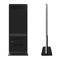 China Outdoor Floor Standing Digital Signage Touch Screen Information Kiosk Dual System 85