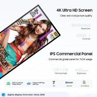 China 75 Inch Full Screen Indoor 4K Ads Display Floor Standing Advertising Player Info Poster WIFI Android LCD Digital Signage for sale