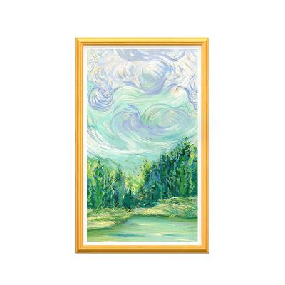 China 32 Inch Private Art Gallery Exhibition Work Smart TV Digital Museum Anti-Glare Matte Lcd Digital Photo Frame for sale