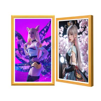 China 3840*2160 High Definition Support SD and USB 50 Inch Digital Photo Picture Frame with Remote Control for sale