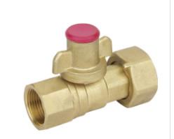 China Brass Ball Type Float Valve With Water Meter Working Temperature -20℃~120℃ for sale
