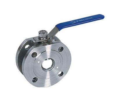 China Forging Wafer Ball Valve Large Diameter Steel Flanges High Flow Capacity for sale