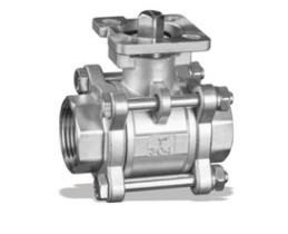China Stainless Steel Ball Valve ISO Mounting Pad Full Bore Antistatic Design for sale
