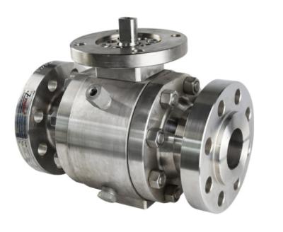 China Forged Trunnion Mounted Ball Valve Flanged Ends Buttwelding Ends for sale