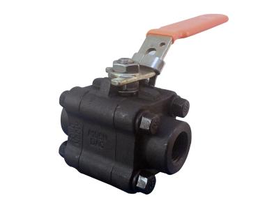 China Lever Operation Fire Safe Ball Valve / Ball Type Float Valve With 3 Pieces Structure for sale