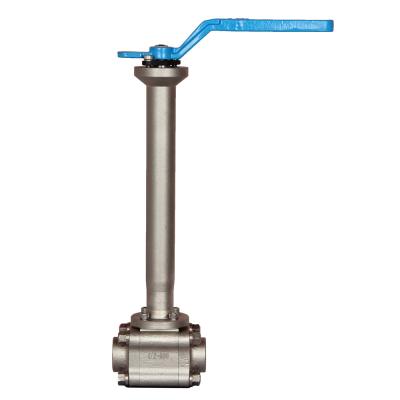 China Cryogenic Floating Type Ball Valve CL150 - 1500 Pressure Lever Operation for sale