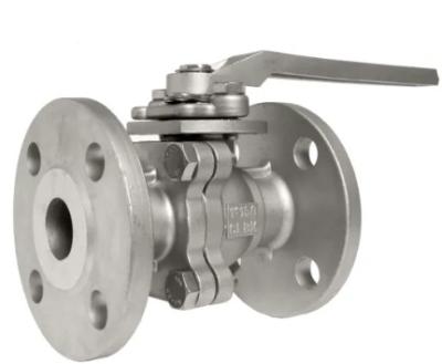 China Stainless Steel Flanged Floating Type Ball Valve Blow Out Proof Stem 1/2