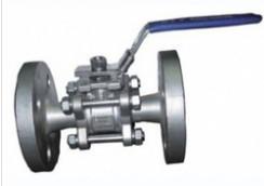China DN15 - 200 Size Floating Type Ball Valve PN16 / PN40 Flange End High Strength for sale