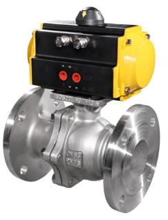 China Adjustable Pneumatic Ball Valve / Segmented Ball Valve Stainless Steel Material for sale