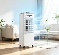 China Electric Evaporative Air Cooler Fan Plastic Eco Friendly Portable 3 Speed Large Water Tank Outdoor Hotel Use for sale