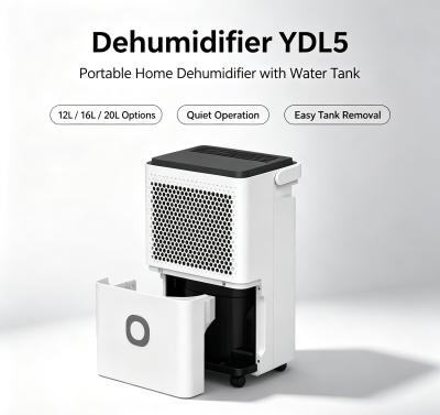 China Portable Dehumidification Device With Air Filter Quiet Moisture Removal / Easy Maintenance Dust Filter for sale