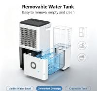 China Portable Dehumidification Device With Air Filter Quiet Moisture Removal / Easy Maintenance Dust Filter for sale