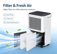 China Portable Dehumidification Device With Air Filter Quiet Moisture Removal / Easy Maintenance Dust Filter for sale