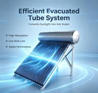 China Pressurized Evacuated Tube Solar Water Heater Stainless Steel Solar Hot Water System For Household Roof Installation for sale