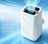 China 7000 BTU Portable Air Conditioner with Rolling Wheels for Living Room for sale