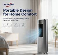 China Airwens Mobile Air Conditioner 14000BTU Cooling Heating Built In Rolling Wheels For Rental House for sale