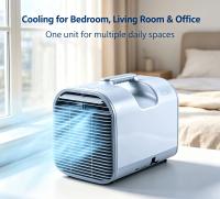 China Outdoor Camping Electric Mini Portable Air Conditioner 4100 BTU Remote Control Complete Exhaust Pipe Accessories for sale