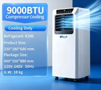 China R290 Refrigerant Portable Air Conditioner 9000BTU Cooling Only For Indoor for sale