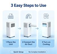 China 14000 BTU R290 Portable Air Conditioner Cooling / Heating For Living Room for sale
