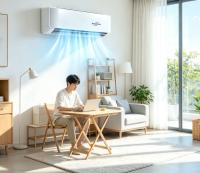 China Airwens 9000 BTU R32 Split Air Conditioner Cooling Heating Wall Mounted Split Air Conditioner Unit for sale