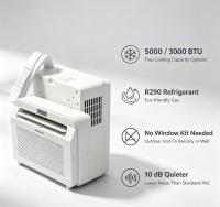 China Split Portable Air Conditioner 5000BTU 3000BTU R290 No Window Kit Quiet Operation for sale