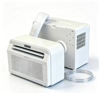 China Split Window Air Conditioner 7000BTU 9000BTU WiFi 44dB Sleep Mode No Installation for sale
