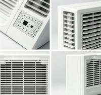 China 9000BTU Window AC Unit Fixed Frequency 440m3/h R410A for Small Rooms 298sqft for sale