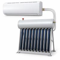 China Vacuum Tube Solar Air Conditioner 9000BTU Hybrid Thermal Energy Saving For High Cost Areas for sale