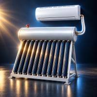 China 18000BTU Solar Thermal Air Conditioner No Battery No PV Panel For Mains Power for sale