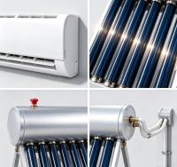 China 24000 BTU Hybrid Solar Air Conditioner With Vacuum Tube Collector for sale