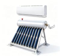 China 24000 BTU Hybrid Solar Air Conditioner With Vacuum Tube Collector for sale