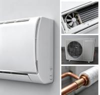China Full DC Off Grid Solar Air Conditioner 24000BTU For Remote Residential Buildings for sale