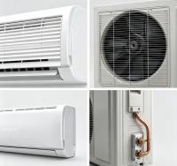 China 9000 BTU Solar Air Conditioner Grid Tied Day Solar Night Mains For Office Hospital for sale