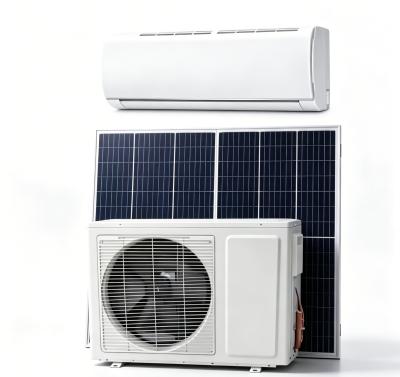 China 9000BTU Grid Tied Hybrid Solar Air Conditioner AC DC 500W-1000W Solar Day Power Night Mains for sale