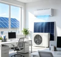 China 9000BTU Grid Tied Hybrid Solar Air Conditioner AC DC 500W-1000W Solar Day Power Night Mains for sale