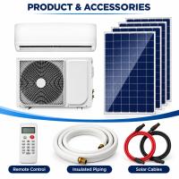 China 9000BTU AC DC Solar Air Conditioner Grid Tied 1000W Solar For Daytime Power Outage Areas for sale