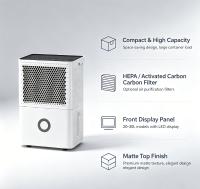 China 20-30L Portable Dehumidifier HEPA Carbon Filter Optional Matte Top Design For Home Basement for sale