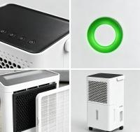 China Small Dehumidifier 20L 30L Caster Version Optional HEPA Filter Front Display For Home Closet for sale