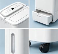 China 14-50 Pint Portable Dehumidifier Easy Pull Tank Level Indicator 360° Casters Built In Handle For Home for sale