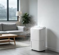 China 14-50 Pint Portable Dehumidifier Easy Pull Tank Level Indicator 360° Casters Built In Handle For Home for sale