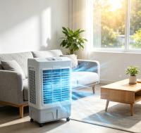 China Portable Evaporative Cooler 25L Water Tank 100W Energy Saving Air Cooling Fan For Home Office for sale