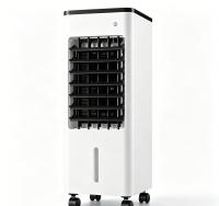 China Mini Portable Evaporative Air Cooler 6L 50W Ultra Low Energy Personal Cooling Fan 220V 50Hz Caster Wheels Adjustable Louvers for sale