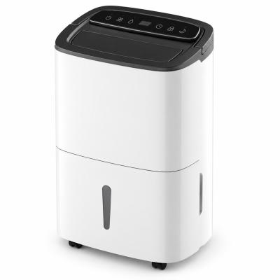 China Compact Dehumidifier 20-50L/Day Soft Touch Panel Optional Carbon Filter Custom Tank Multi Market EU Asia US for sale