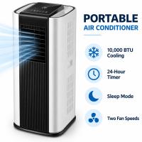 China 10000BTU Portable Air Conditioner R290 Self-Evaporative 2-Speed 24h Timer Sleep Mode Color LED Display Easy Move for sale