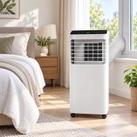 China 7000BTU Portable Air Conditioner R290 Self-Evaporative 20L/Day Dehumidify 10-15m² 24h Timer Sleep for sale